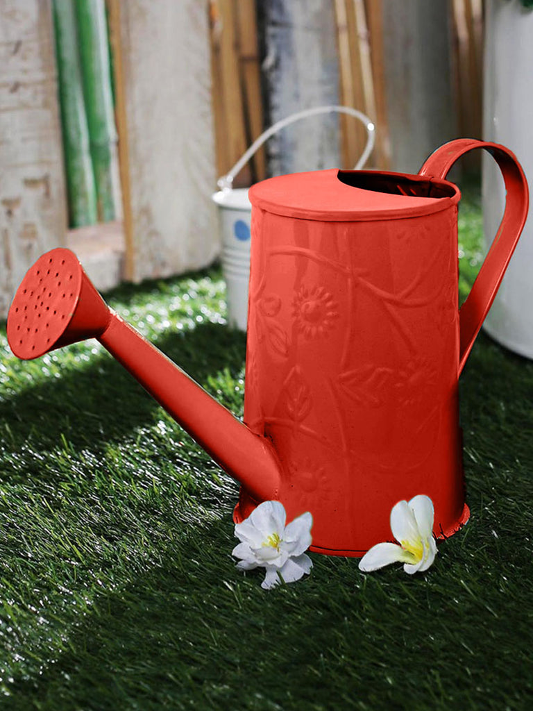 Design Embossed Watercane Red– Exotic Flora
