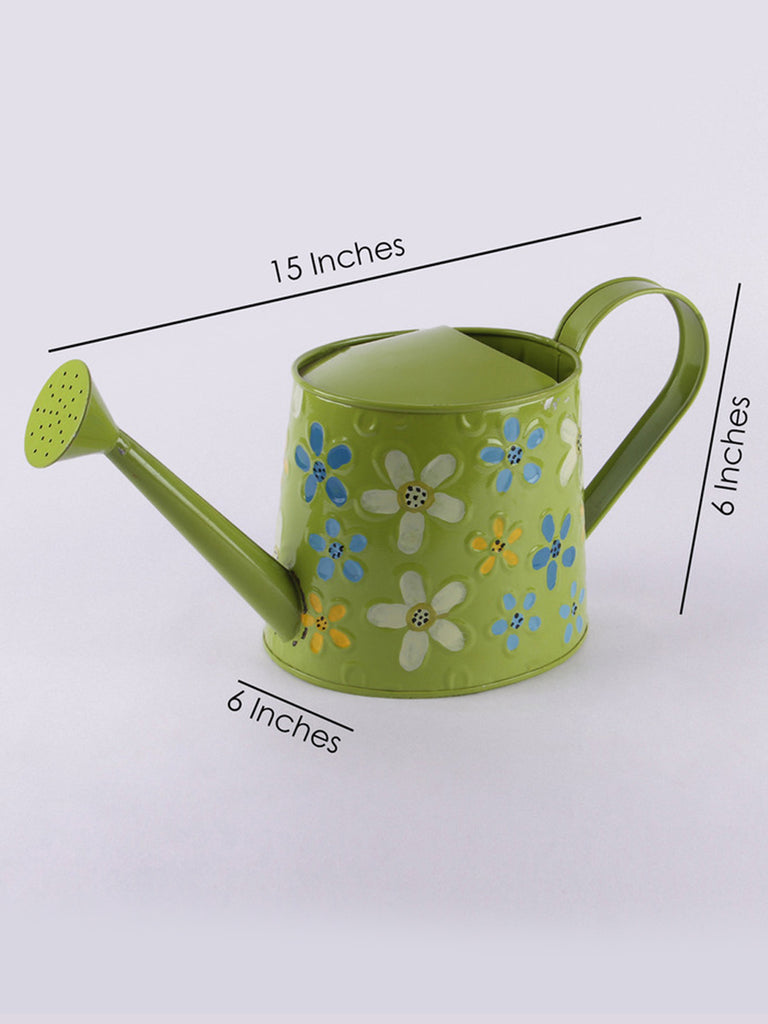 Handpainted Water cane Green– Exotic Flora
