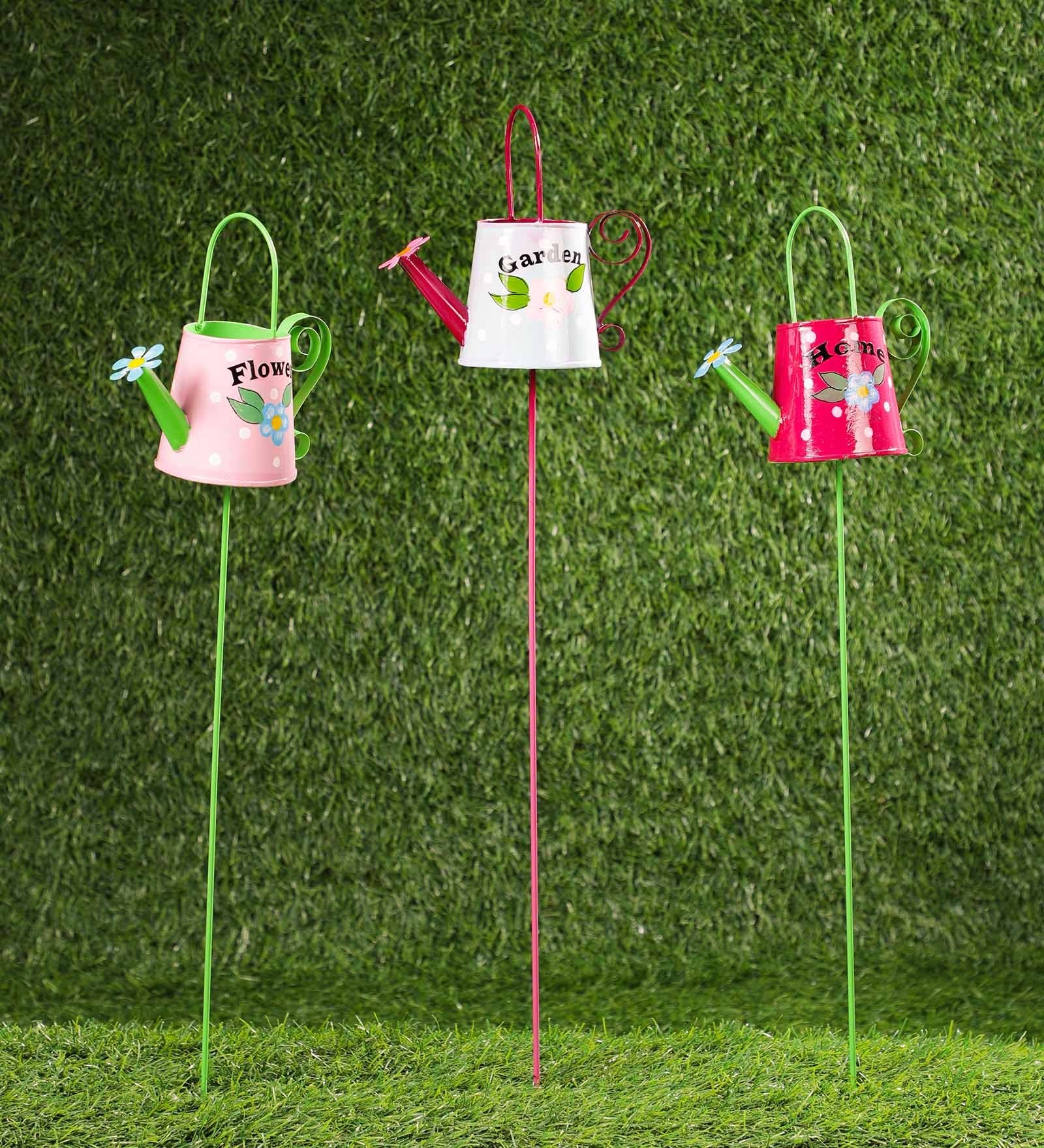 Set of three Garden Stick– Exotic Flora